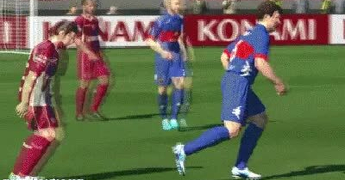 GIF: Y esto pasa cuando el PES agrega la liga argentina