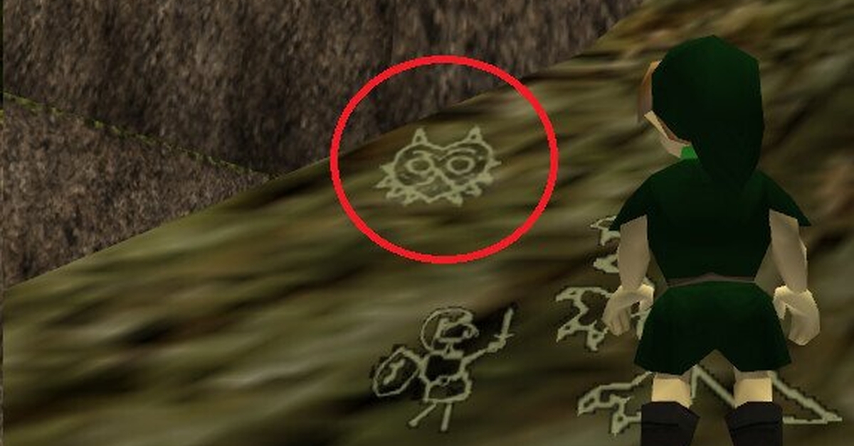 Referencia a Majora's Mask en Ocarina of time