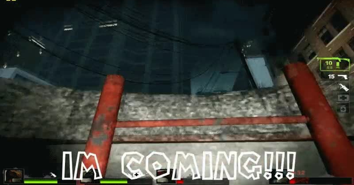GIF: El típico cobarde de L4D2
