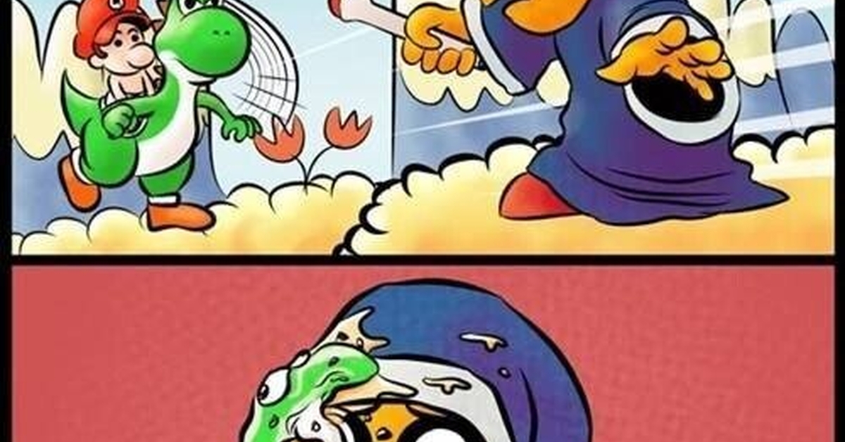 Yoshi no es precisamente el mejor padre