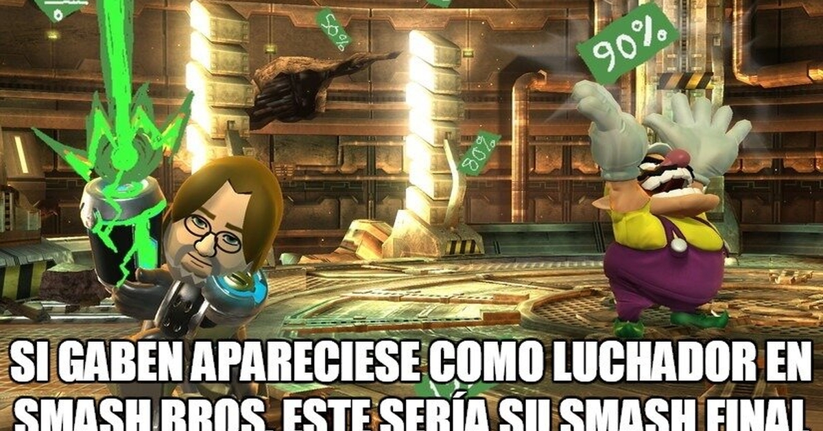 ¡Gaben confirmado para Super Smash Bros.!