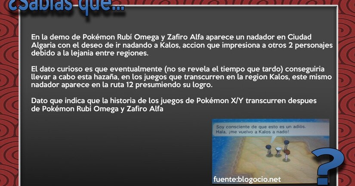 Curiosidad Pokémon a través de las diferentes versiones