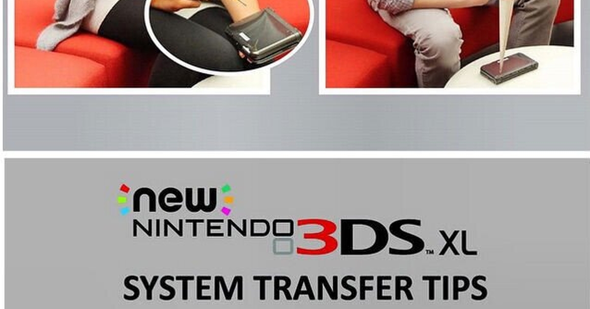 Consejos de Nintendo para transferir datos de 3DS