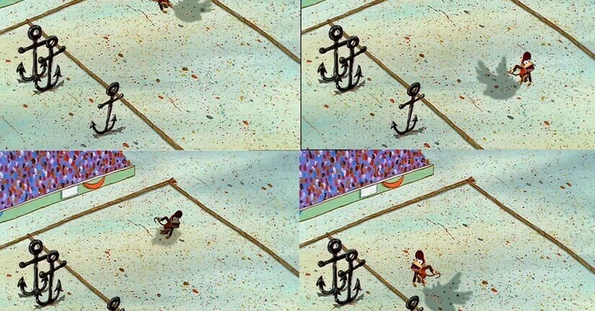 A todos nos ha pasado esto con el caparazón azul en Smash Bros