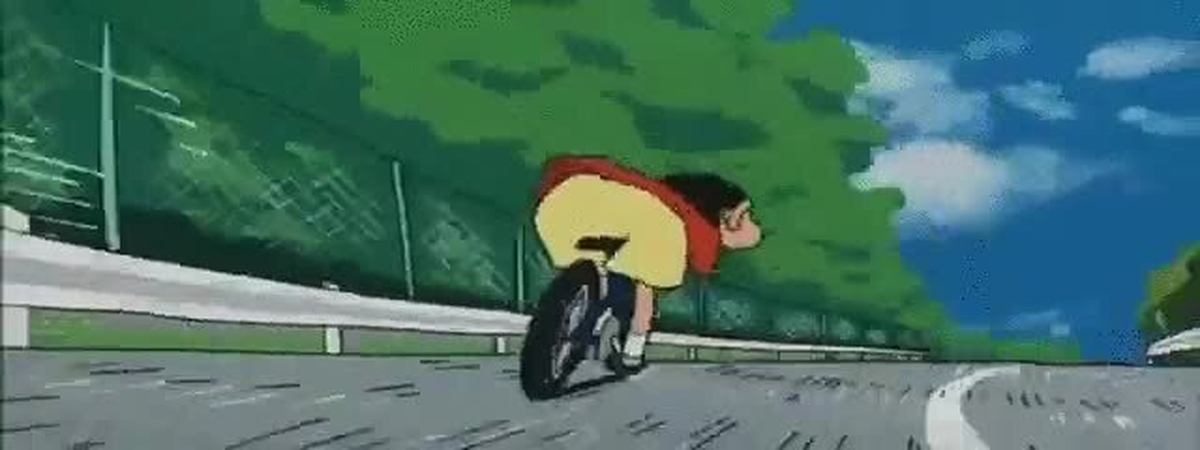 GIF: Cuando en un juego de carreras vas siempre detrás del primero