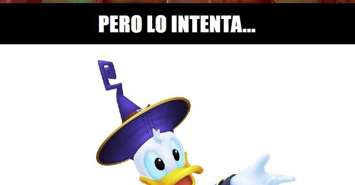 ¡Lo que cuenta es intentarlo, maldito pato!