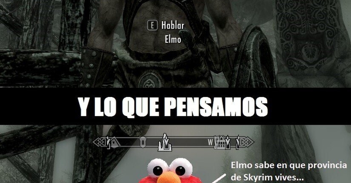 Elmo está ahí...