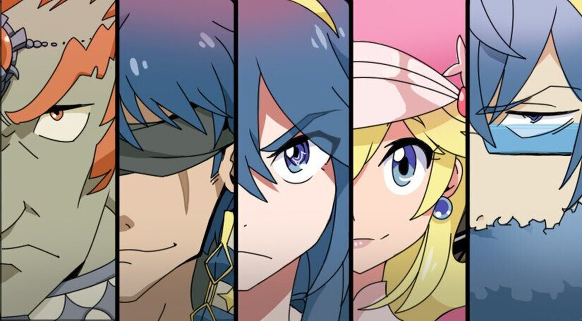 Si Super Smash Bros. tuviese anime Si Super Smash Bros. tuviese anime