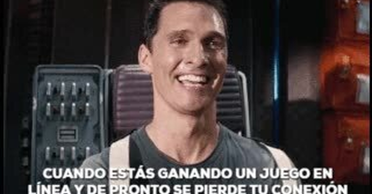 GIF: Cuando vas ganando y se te va el internet