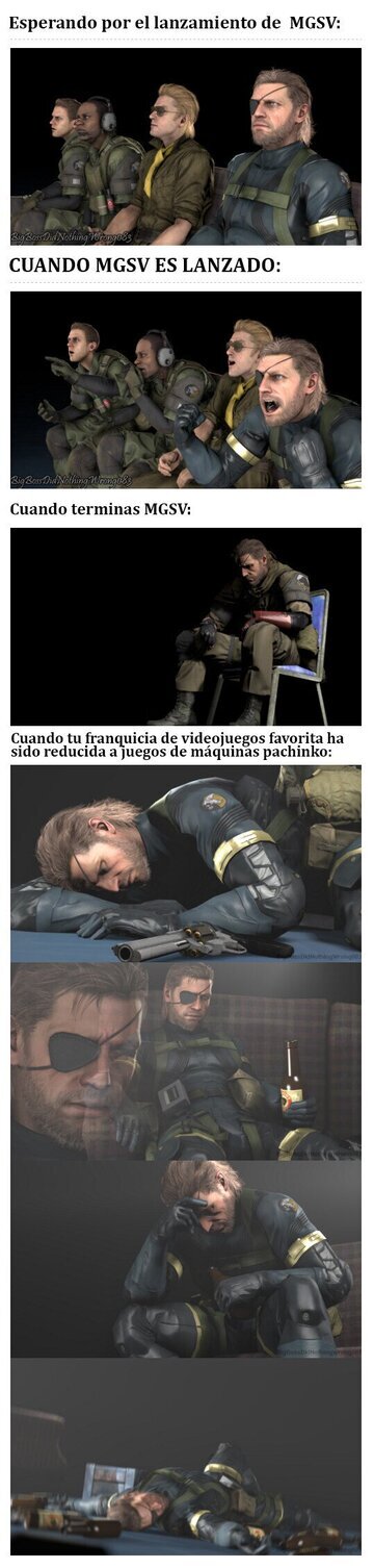 Las fases del fan de MGS