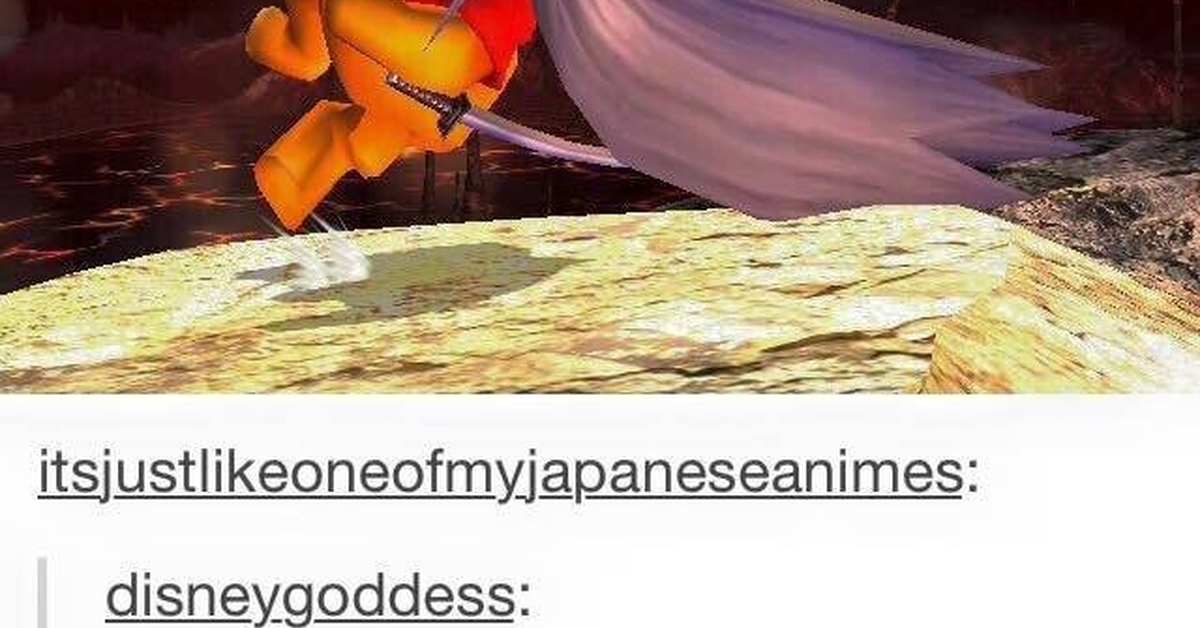 Ese momento en el que pooh se fusiona con sephiroth y sabes que todo se ...