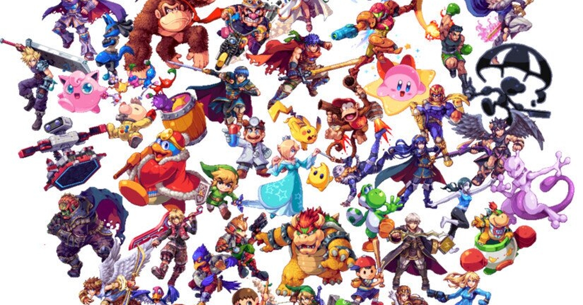 Smash 4 en sprites