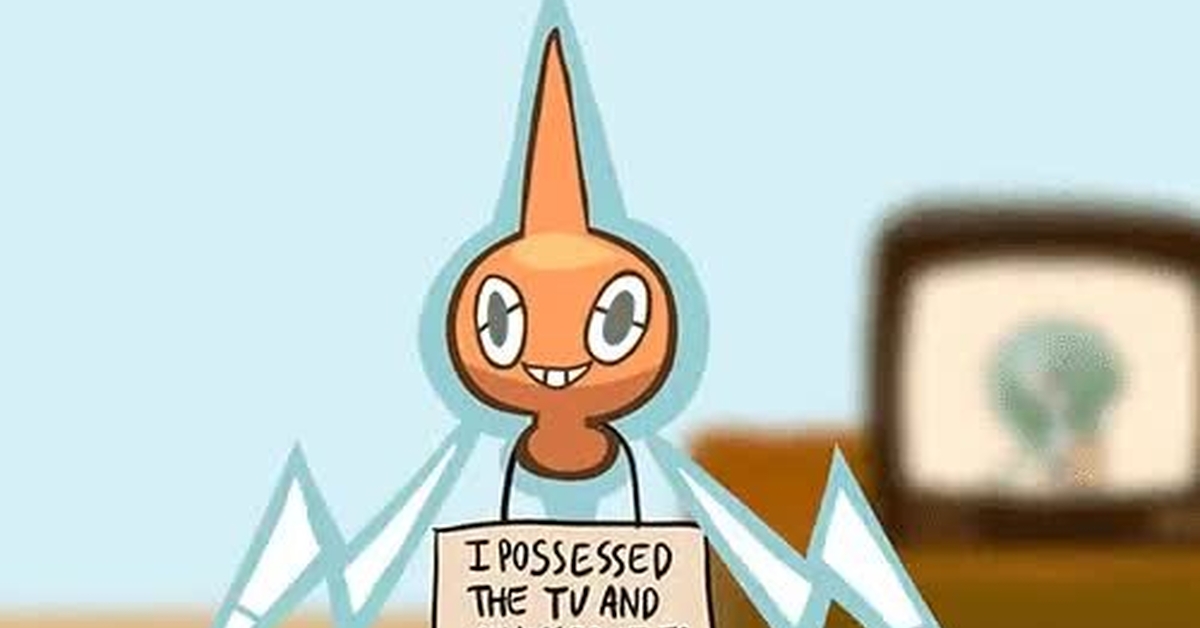 GIF: Rotom es demasiado travieso
