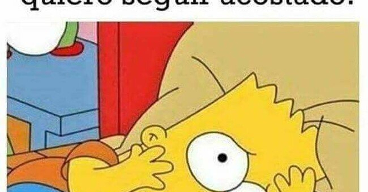 Tranqui Bart, a todos nos ha pasado