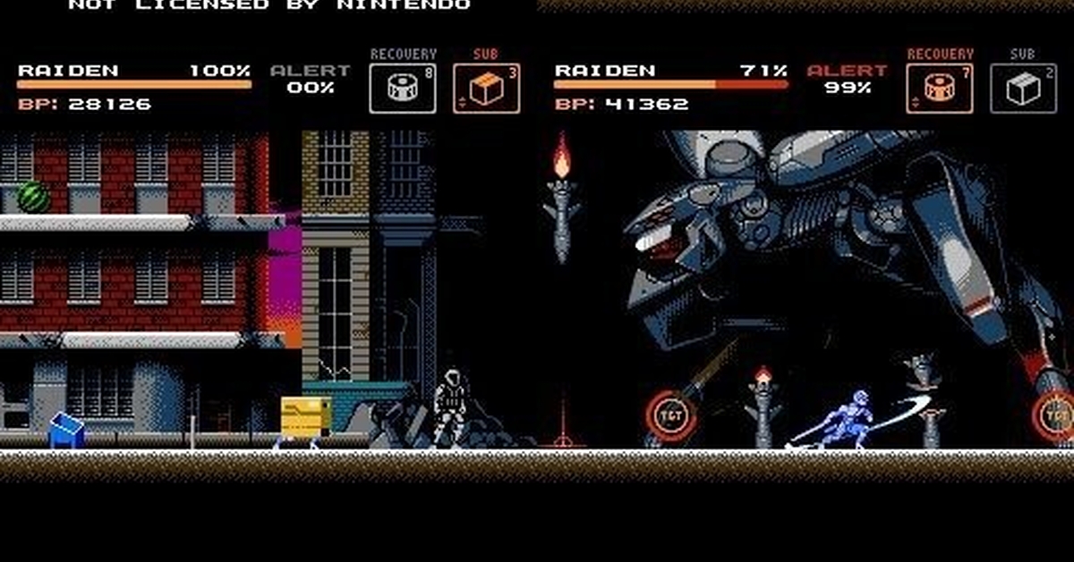 Metal Gear Rising: Revengeance en 2D