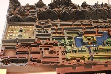 La espectacular impresión 3D del mapa original de The Legend of Zelda