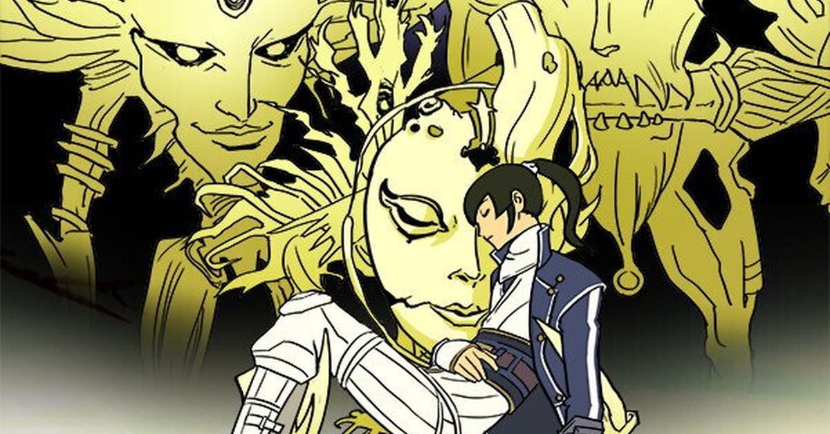 El poster de shin megami tensei ii con los personajes de shin megami ...