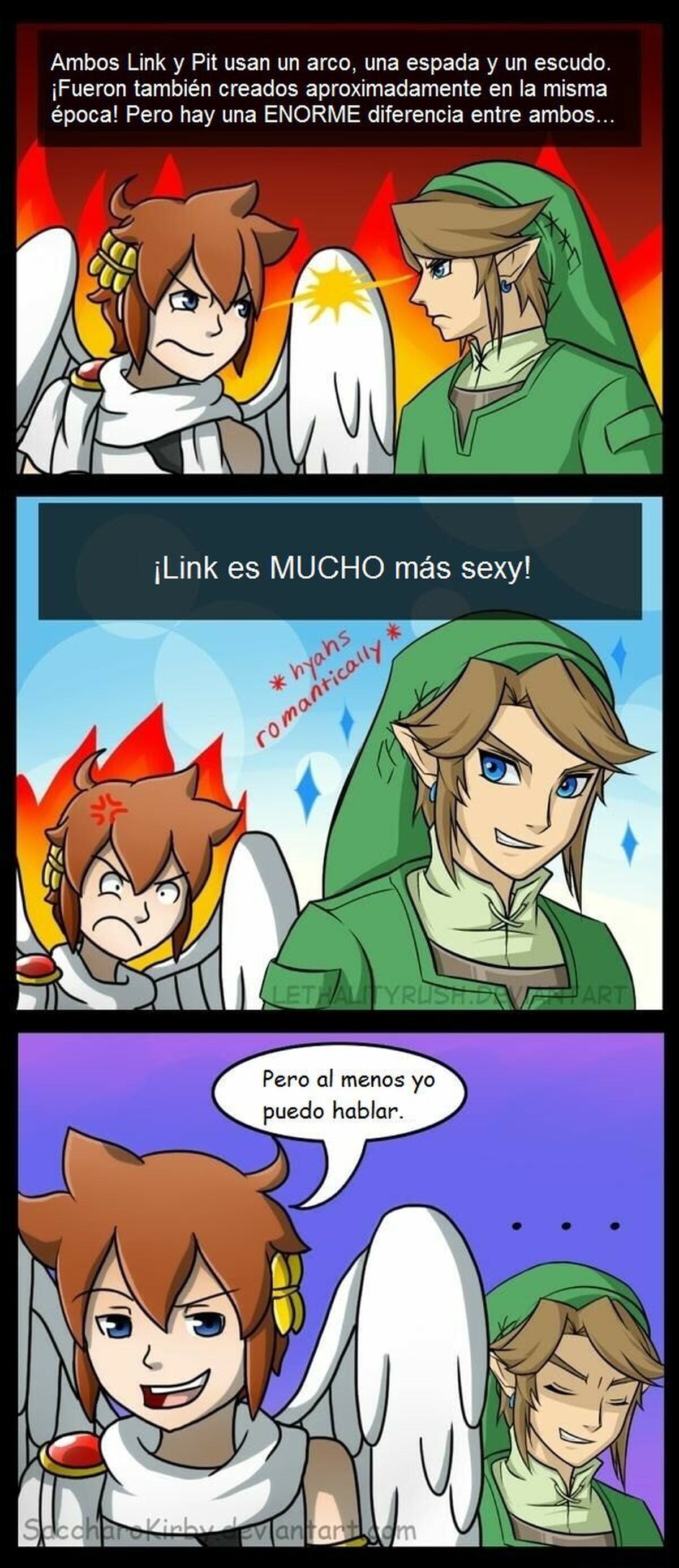 Las pequeñas diferencias entre Link y Pit