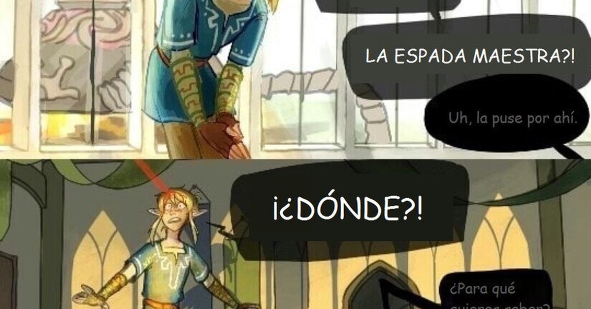 Dónde está mi espada Maestra!?