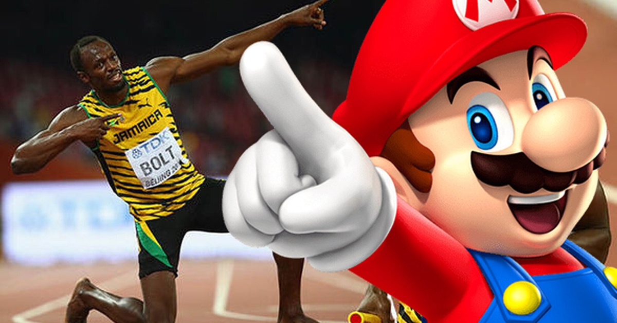 La ciencia demuestra que Mario es más rápido que Usain Bolt