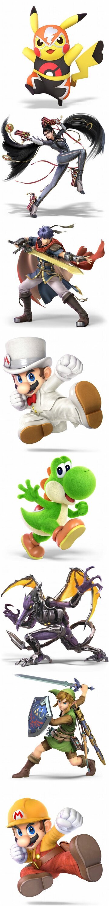 Nuevos renders de los trajes alternativos de Super Smash Bros Ultimate