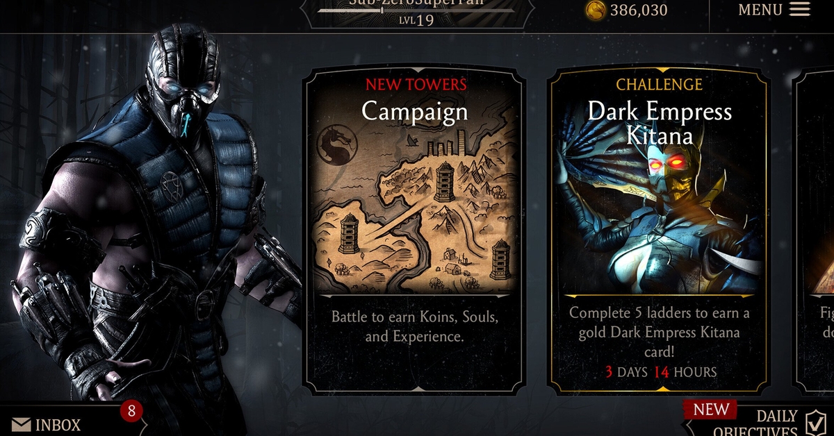 Mortal Kombat Mobile lanza personajes de MK11 en la actualización 2.0