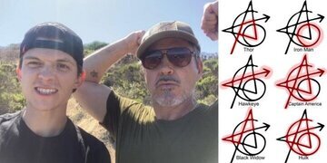 Significado del tatuaje que Robert Downey Jr. y varios vengadores se ...