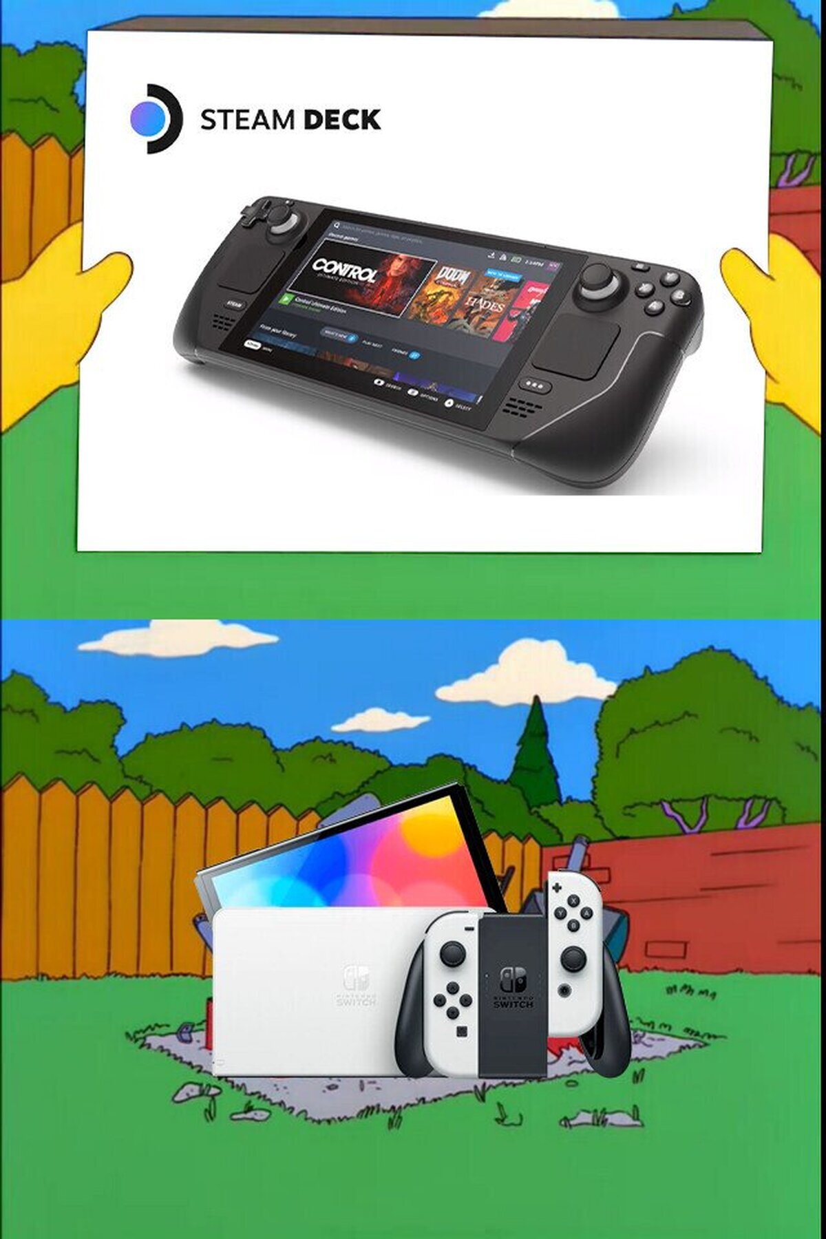 Steam Deck vs. Switch OLED