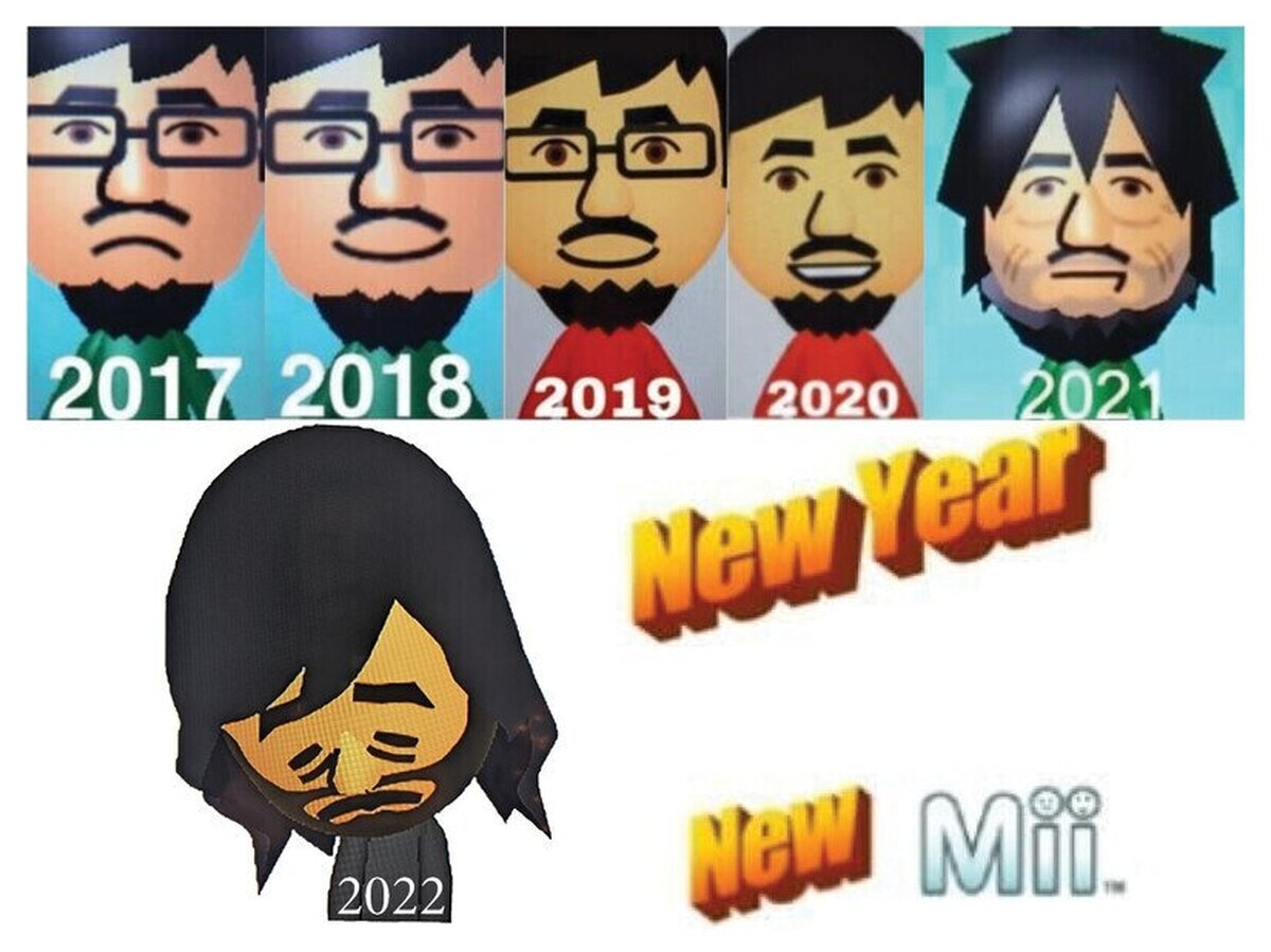 Mi Mii ha ido evolucionando a lo largo de los años