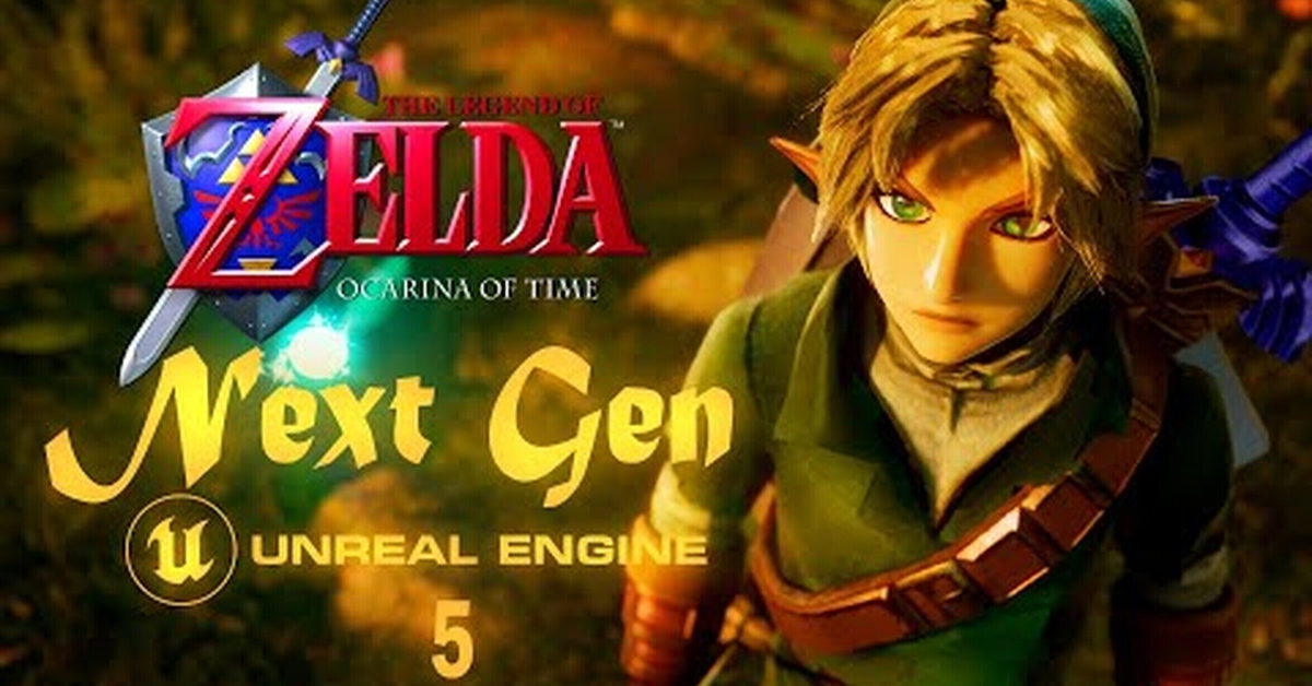 Recrean el lago Hylia en un Zelda Ocarina of Time next gen corriendo en ...