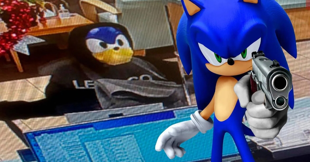 Han intentado robar un banco ocultándose detrás de una careta de Sonic