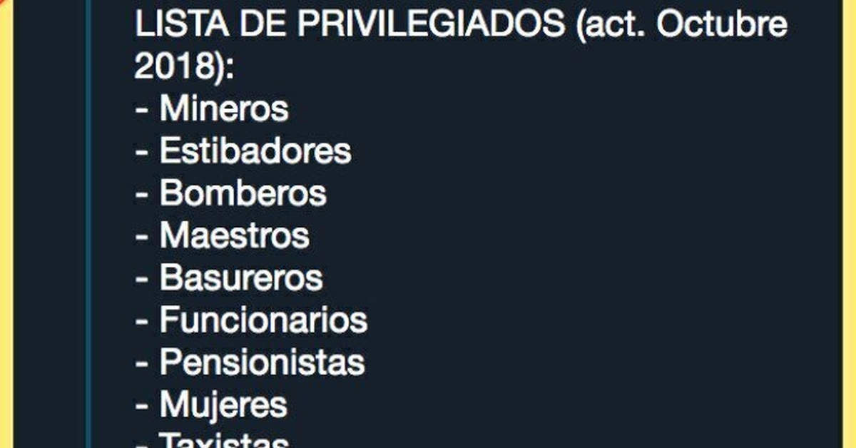 Los privilegiados en España