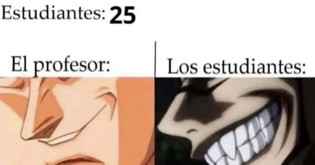Caíste en la trampa profesor