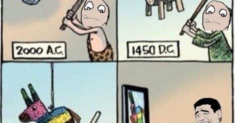 Cuánto cabrón / Y así es como ha evolucionado la piñata...