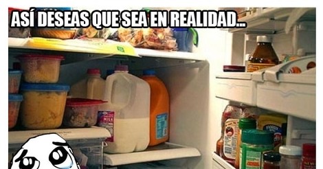 Cuánto cabrón / ¿Te imaginas como sería tu nevera si te fueras a vivir ...