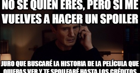 Cuánto cabrón / Piénsalo dos veces antes de soltarle un spoiler a Liam ...