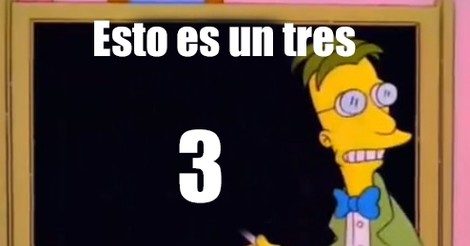 Cuánto cabrón / ¿Quién no sabe contar hasta 3?