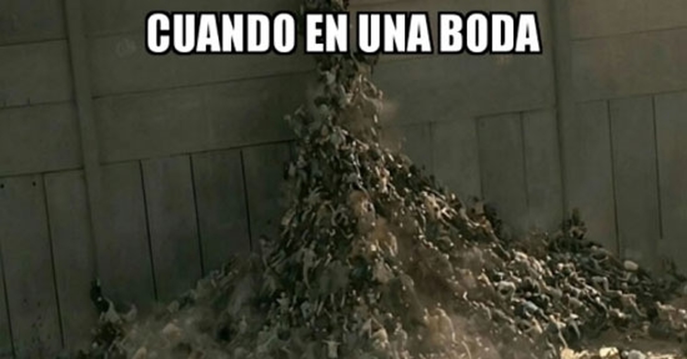 Cuánto cabrón / En las bodas hay un momento de locura desatada máxima
