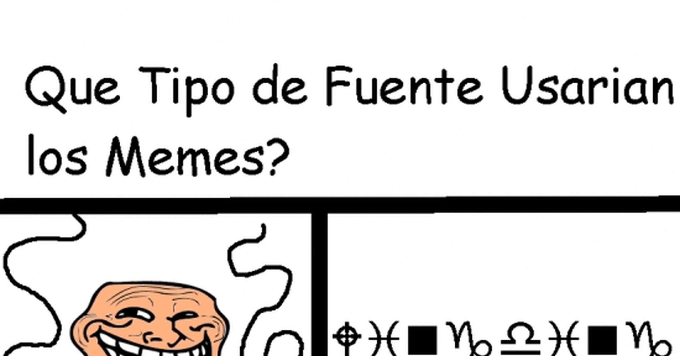 Fuente Para Escribir Memes