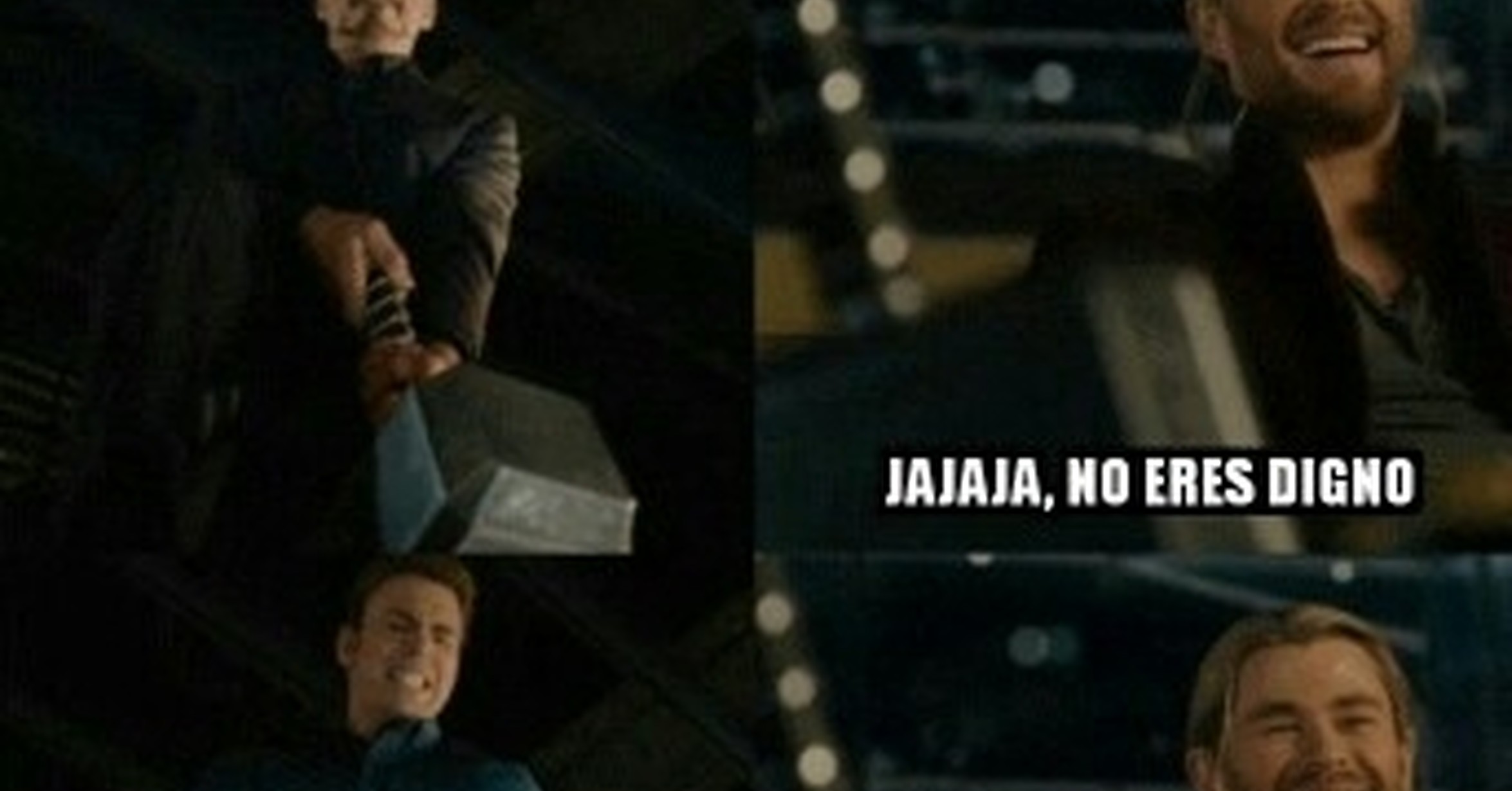 Cuánto cabrón / Parece que Thor no está de acuerdo con eso...