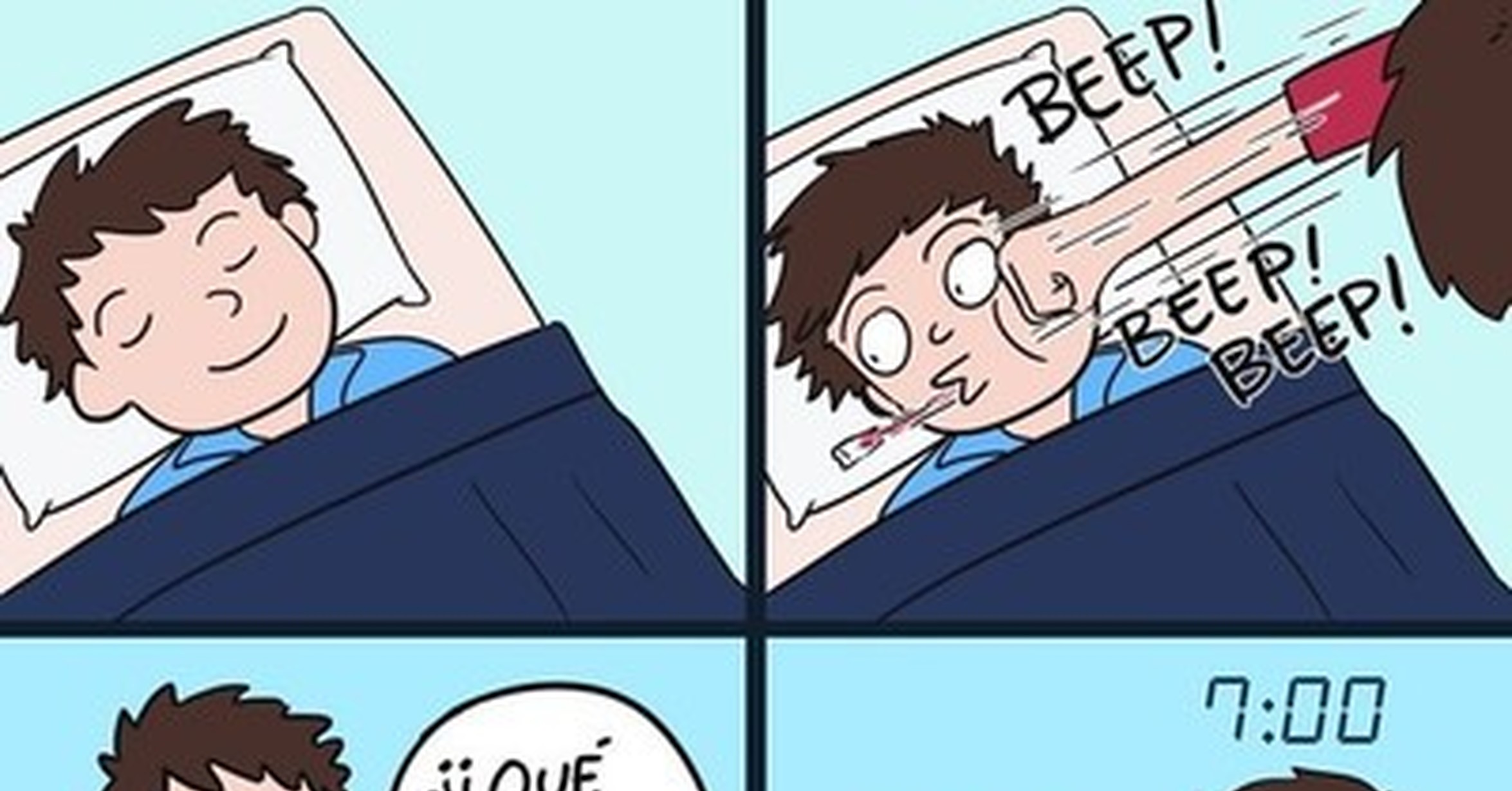 Cuánto cabrón / Posponer la alarma es lo peor que puedes hacer