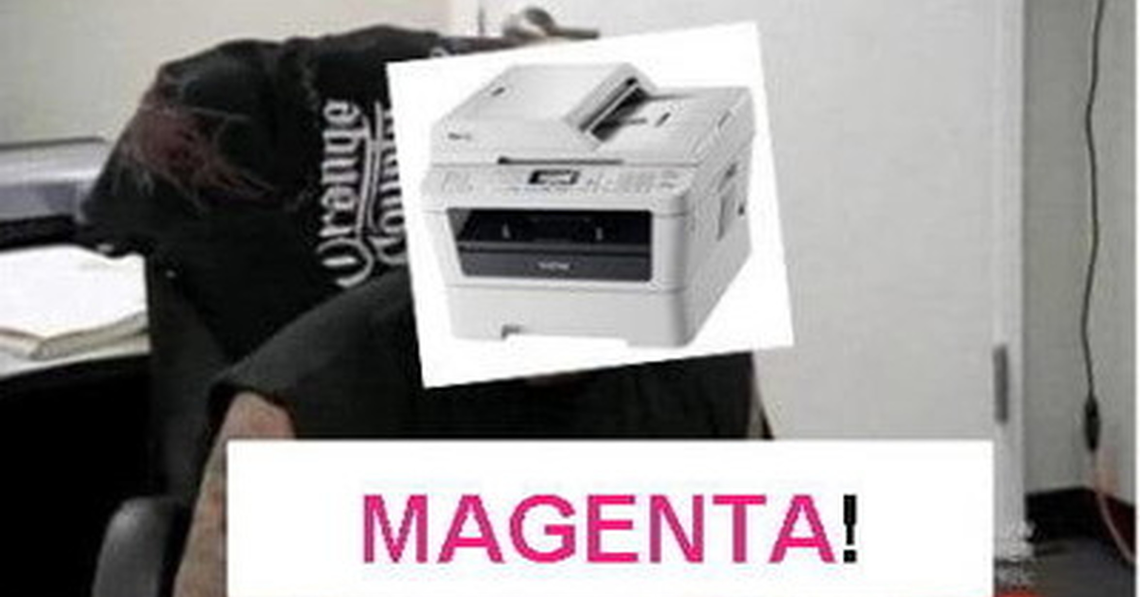 Cuánto cabrón / Las impresoras sacan lo peor de nosotros