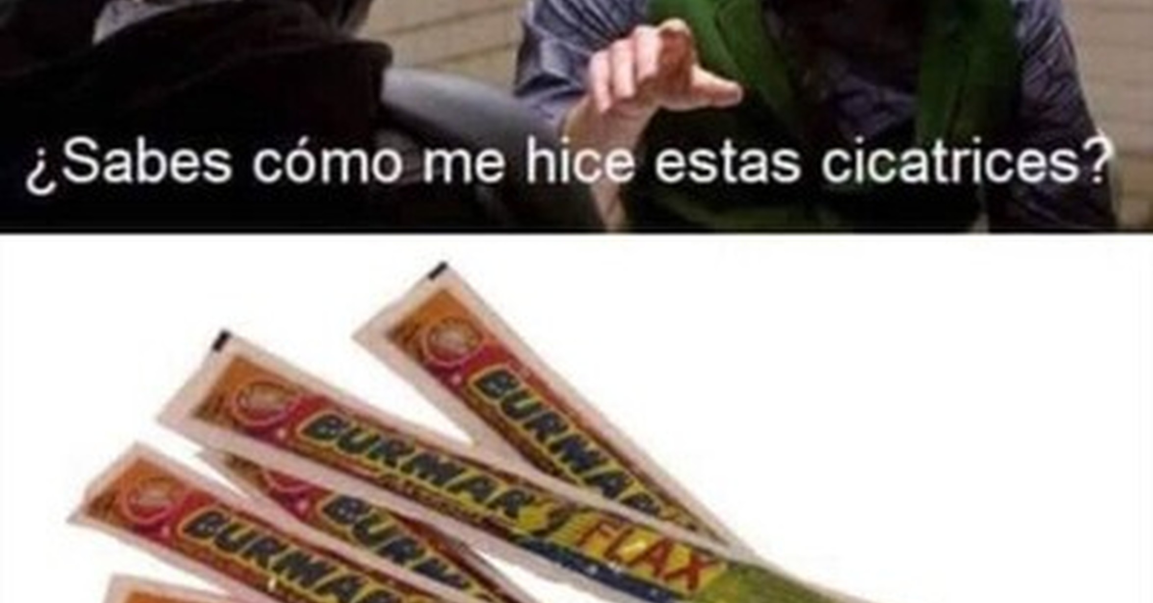 Cuánto cabrón / Esa cosa era infernal para los pliegues de la boca