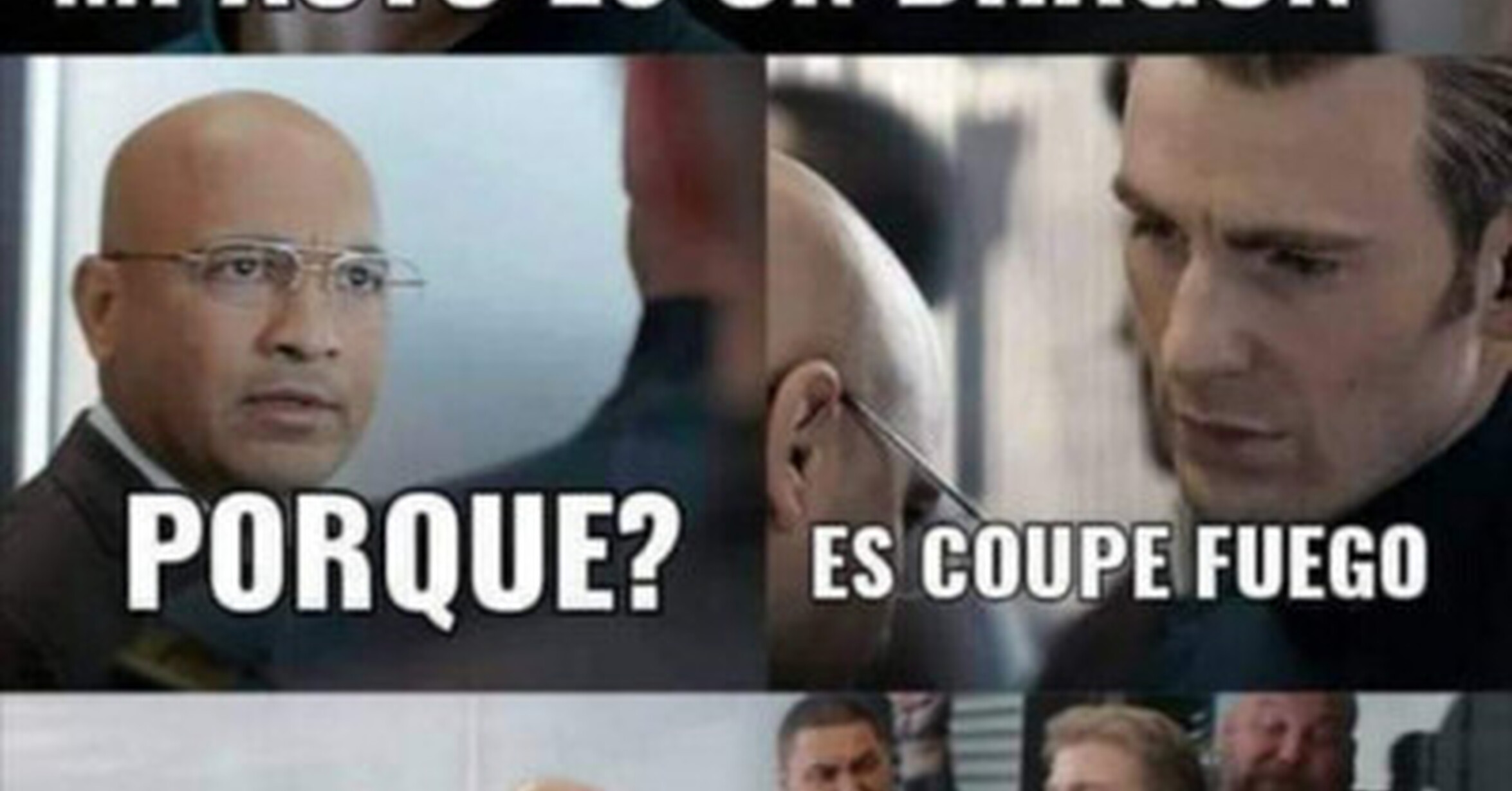 Cuánto cabrón / No, no lo escupe...