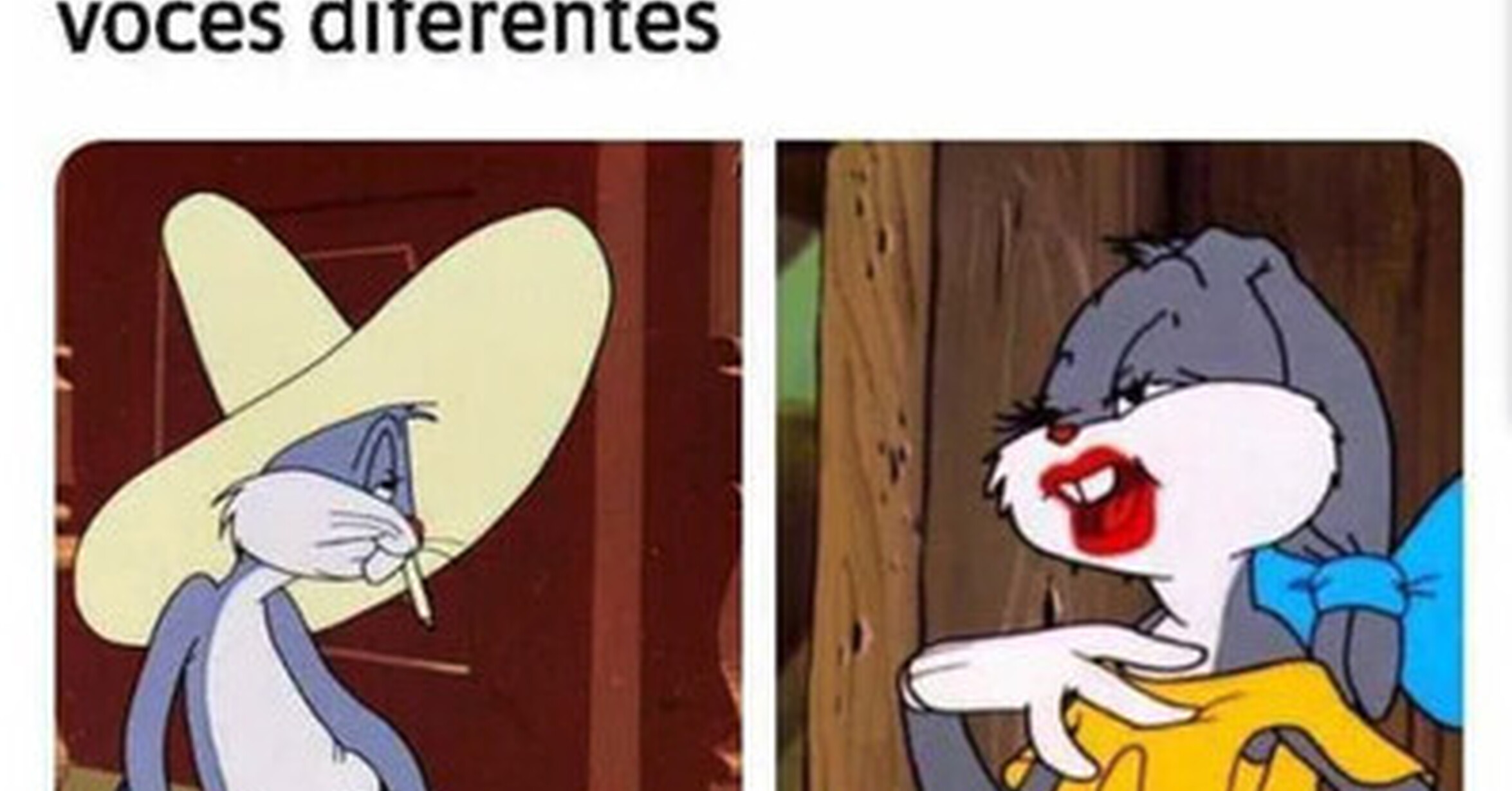 Cuánto cabrón / ¿Quién es? Soy yo...