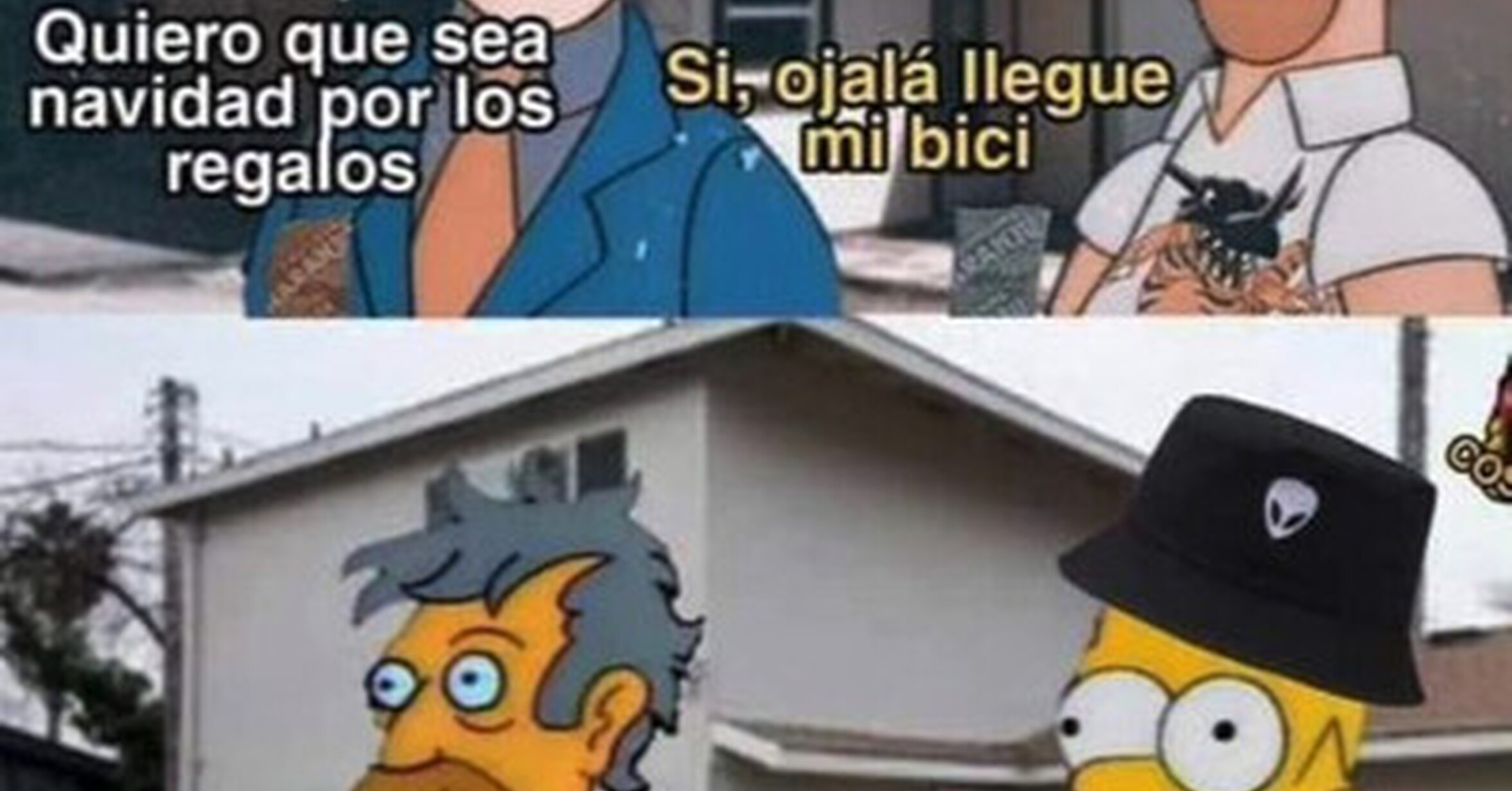 Cuánto cabrón / Las vísperas de Navidad antes y ahora