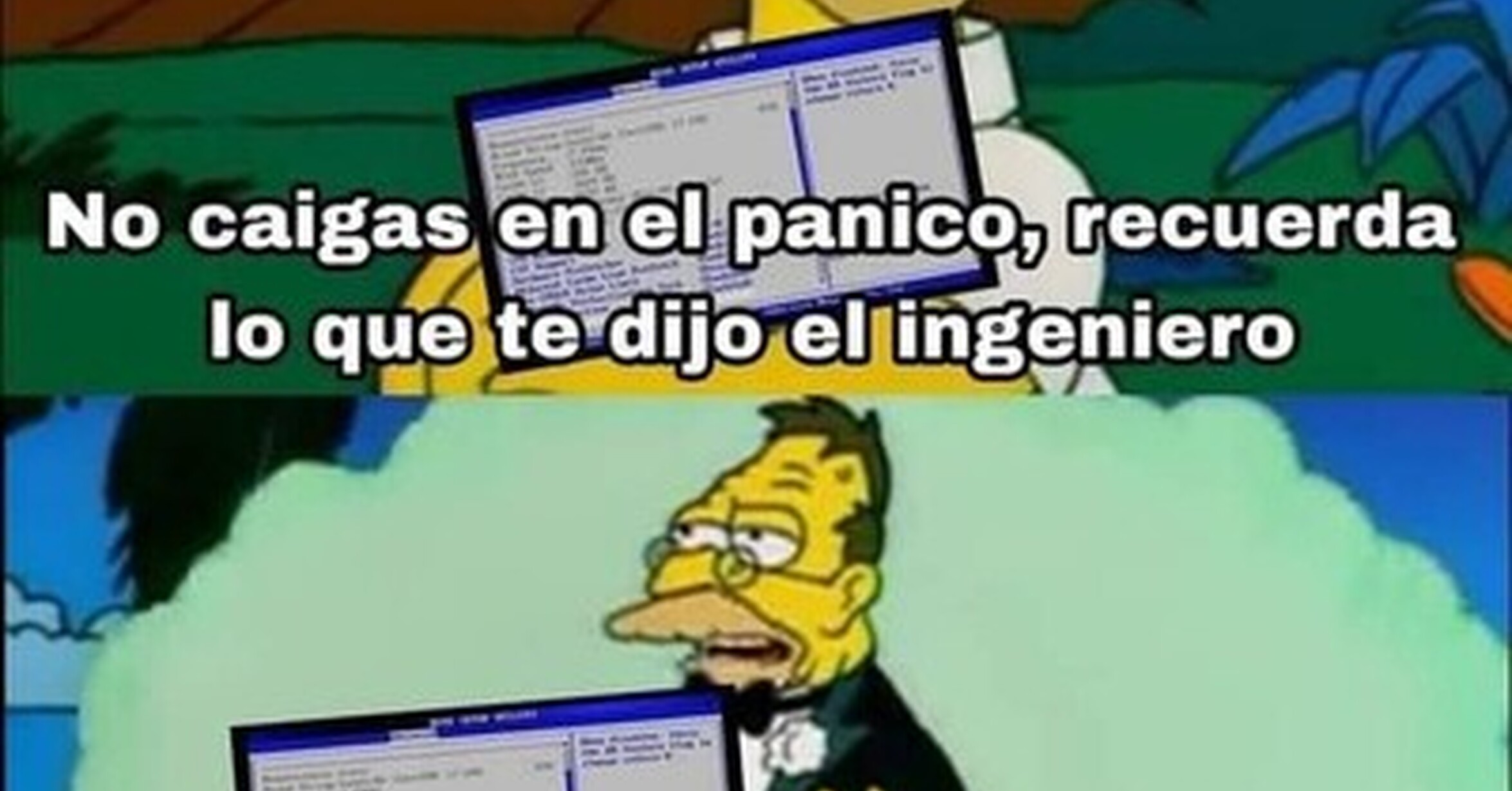 Cuánto cabrón / Cuando entras a la BIOS por error