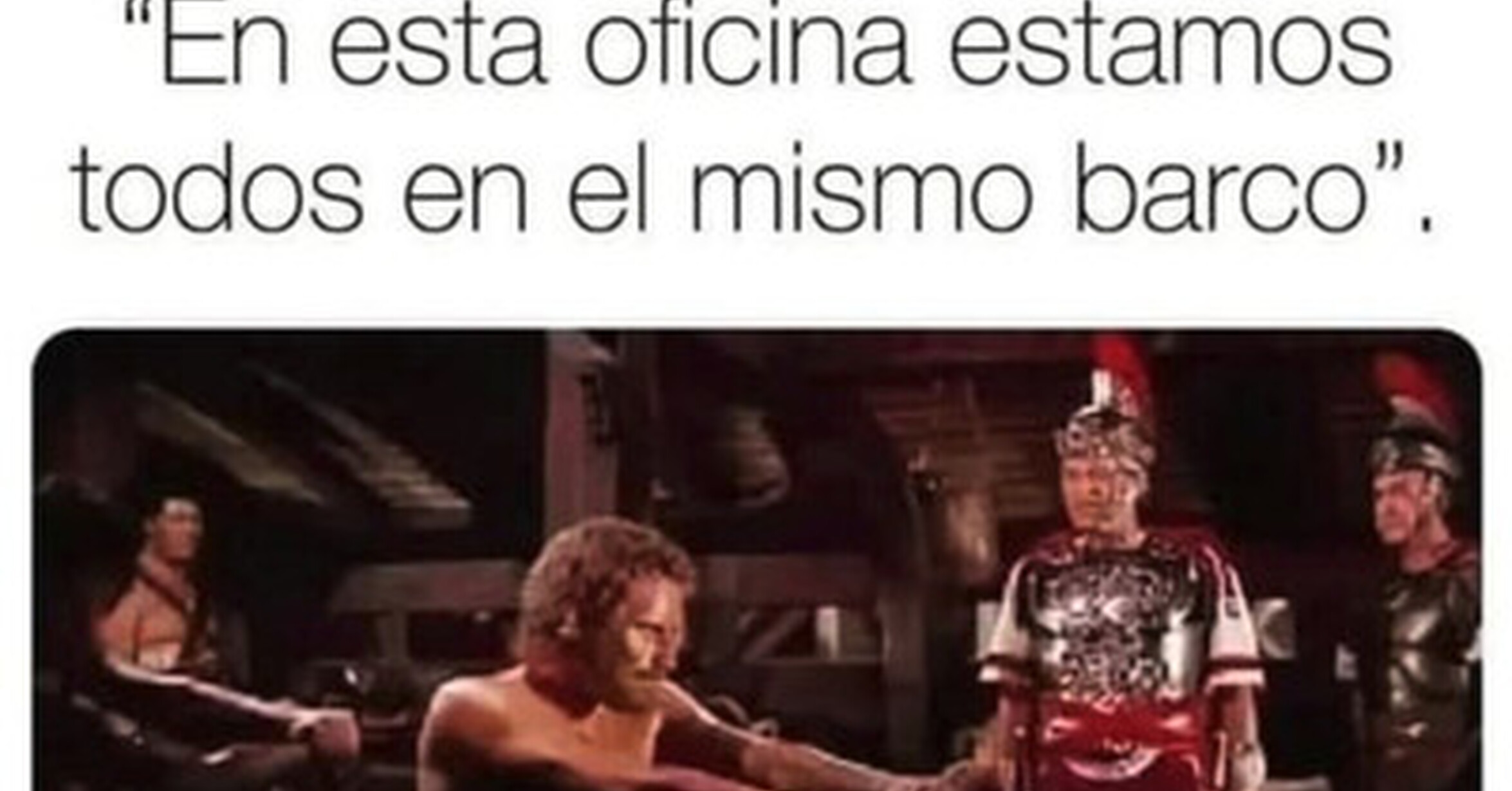Cuánto cabrón / En el mismo barco