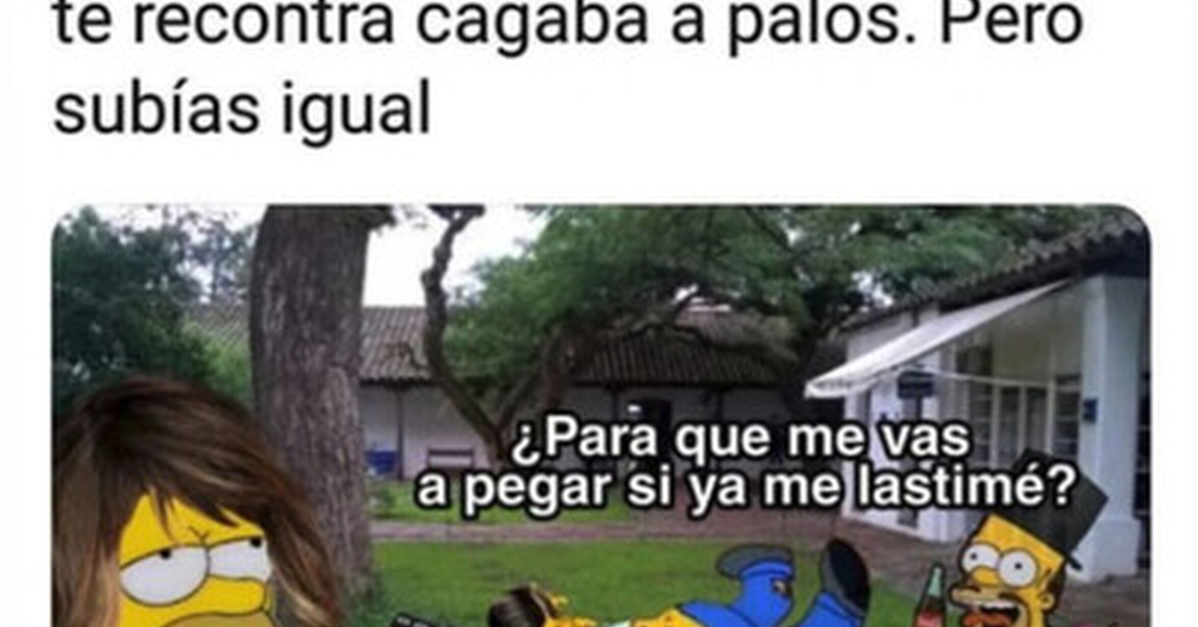 Cuánto cabrón / Tenía razón