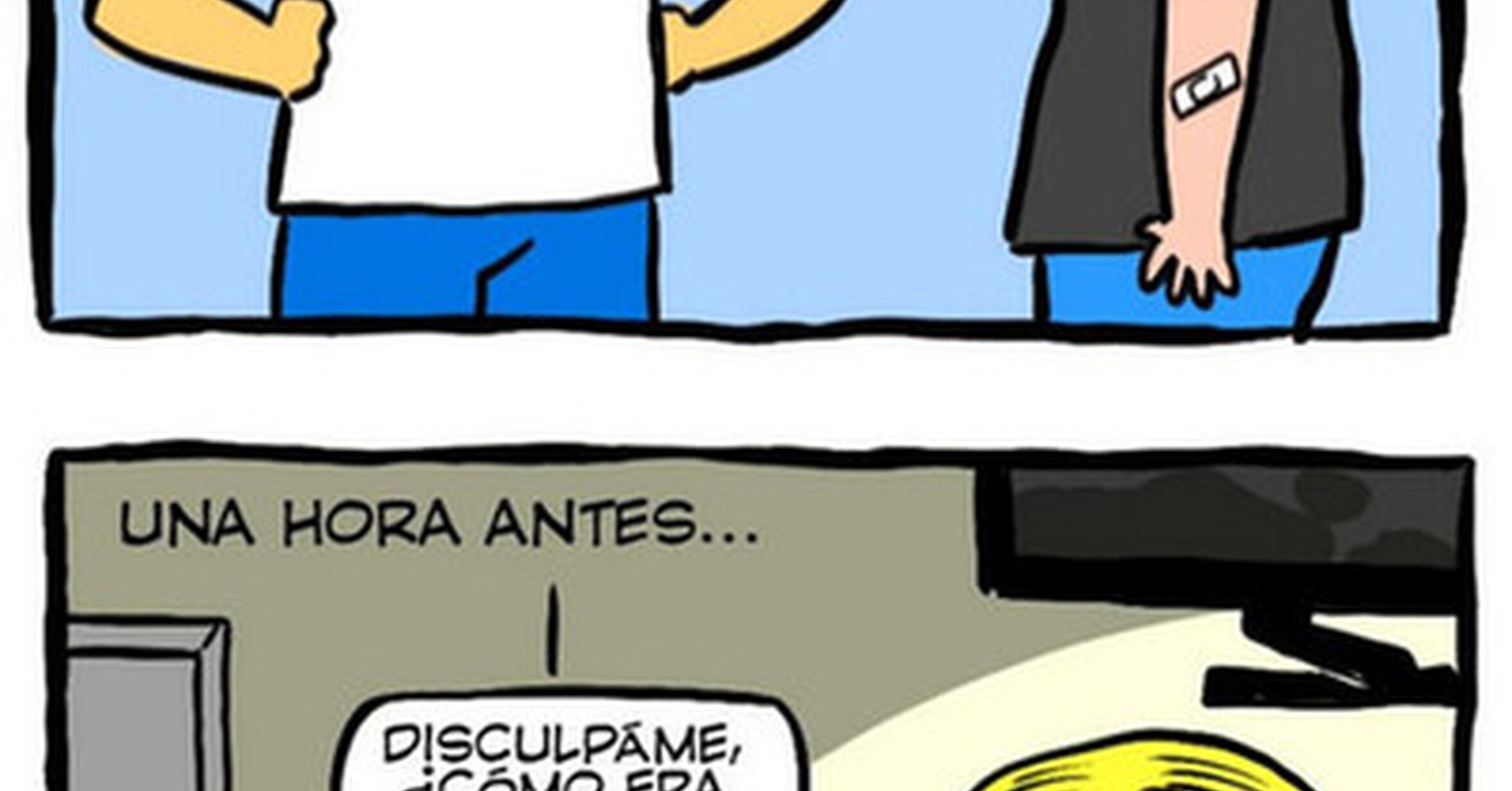 Cuánto cabrón / Está para hablar de salud...